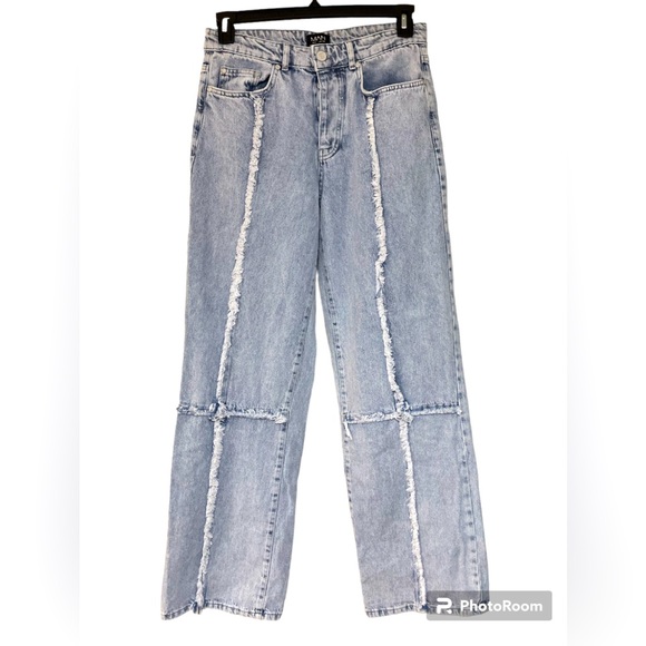 Boohoo Mens | Jeans | Ice Blue Distressed Denim Jeans | Poshmark